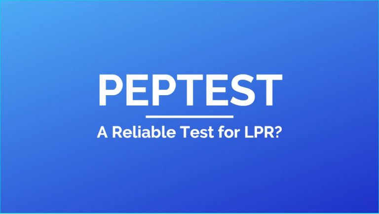 Peptest - A Reliable Test for LPR? - Wipeout Reflux