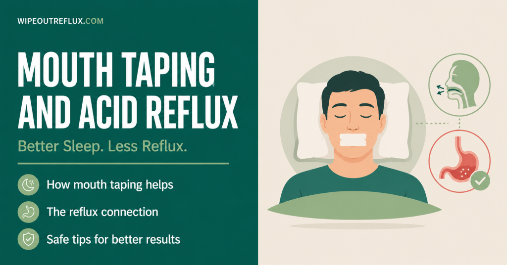 Is Mouth Taping Safe for Acid Reflux and LPR? - Wipeout Reflux